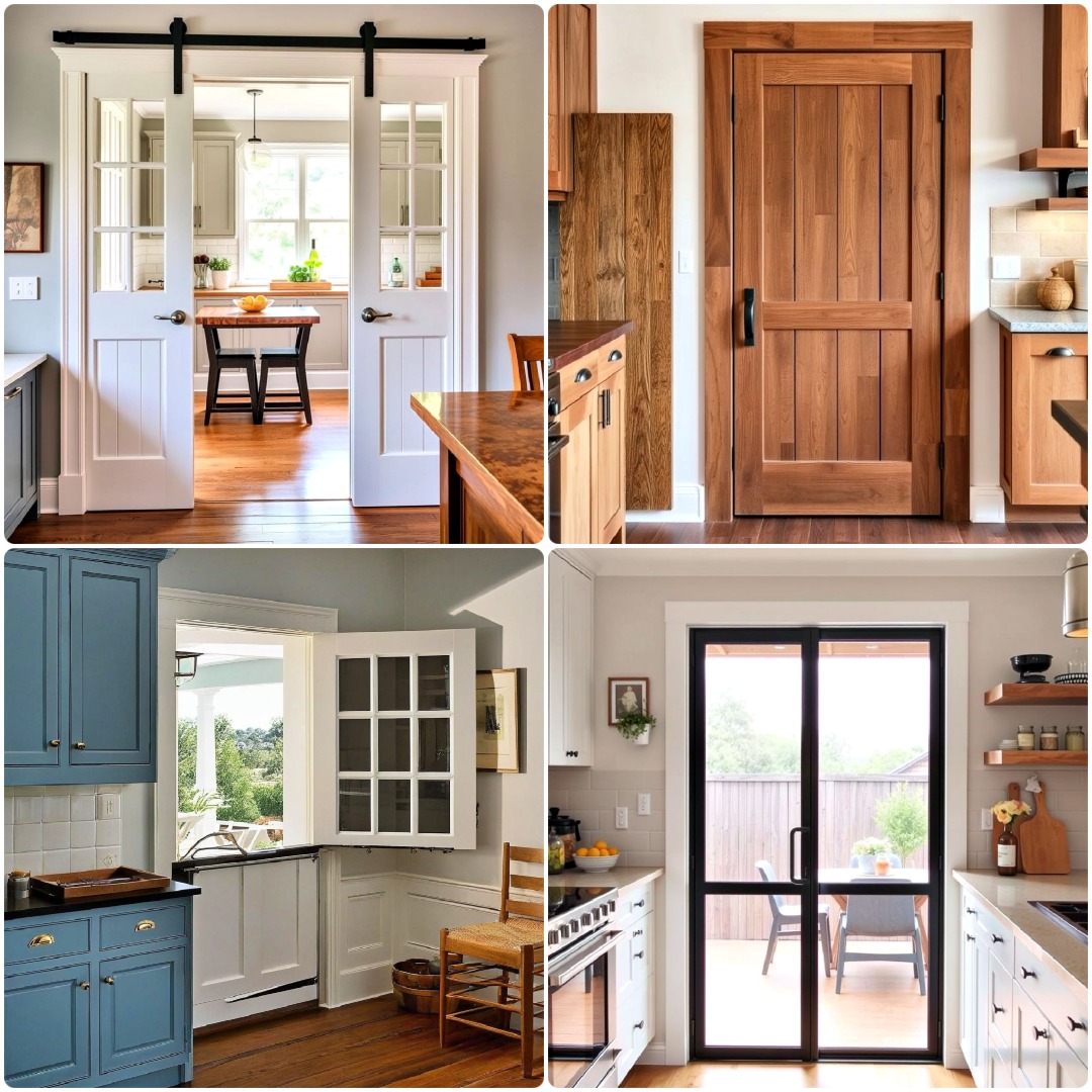 15 Kitchen Door Design Ideas You’ll Love