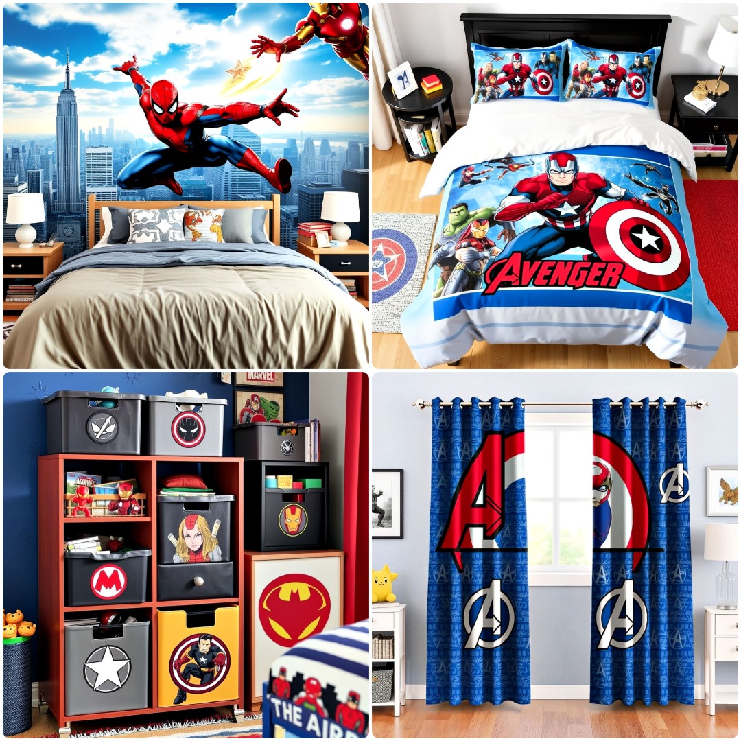 15 Marvel Bedroom Ideas for An Epic Superhero Space