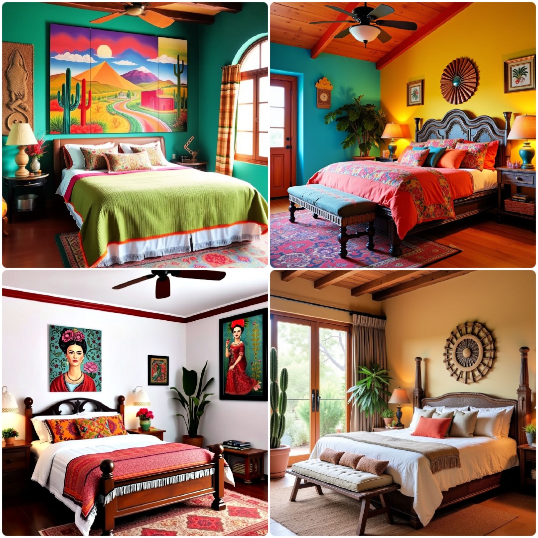 15 Mexican Style Bedroom Decor Ideas for A Colorful Space