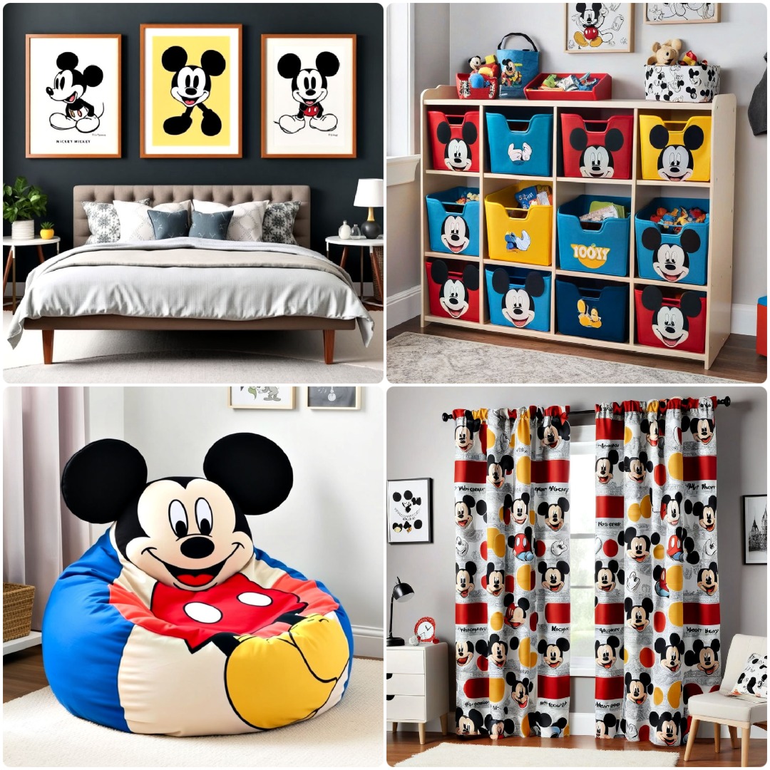 15 Mickey Mouse Room Decor Ideas To Brighten Any Room