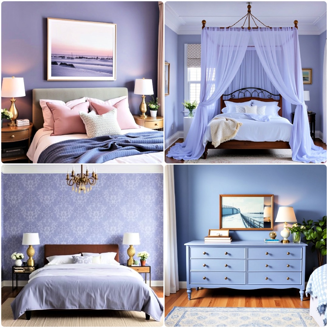 15 Periwinkle Bedroom Ideas for A Soft and Elegant Look