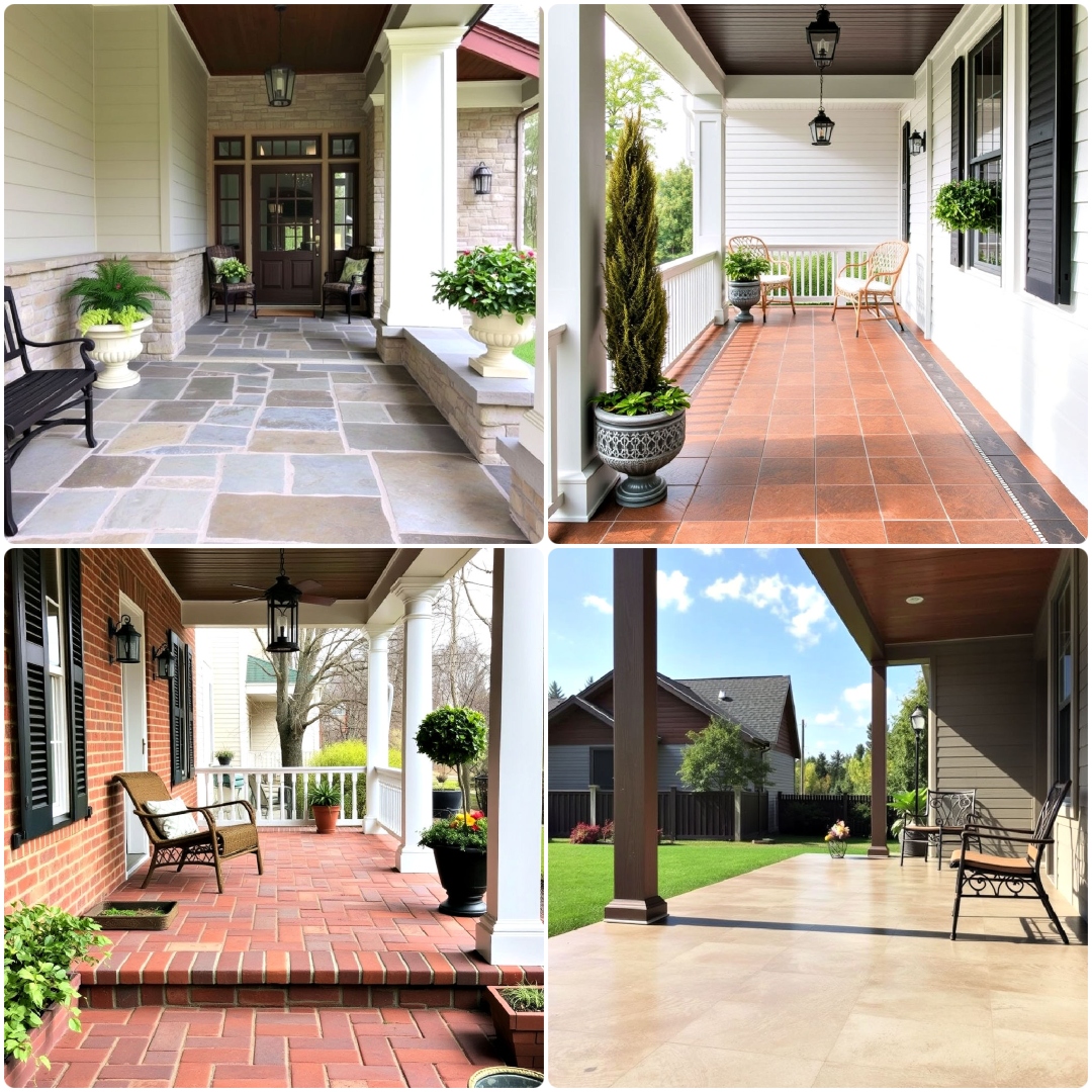 15 Porch Flooring Options To Enhance Curb Appeal