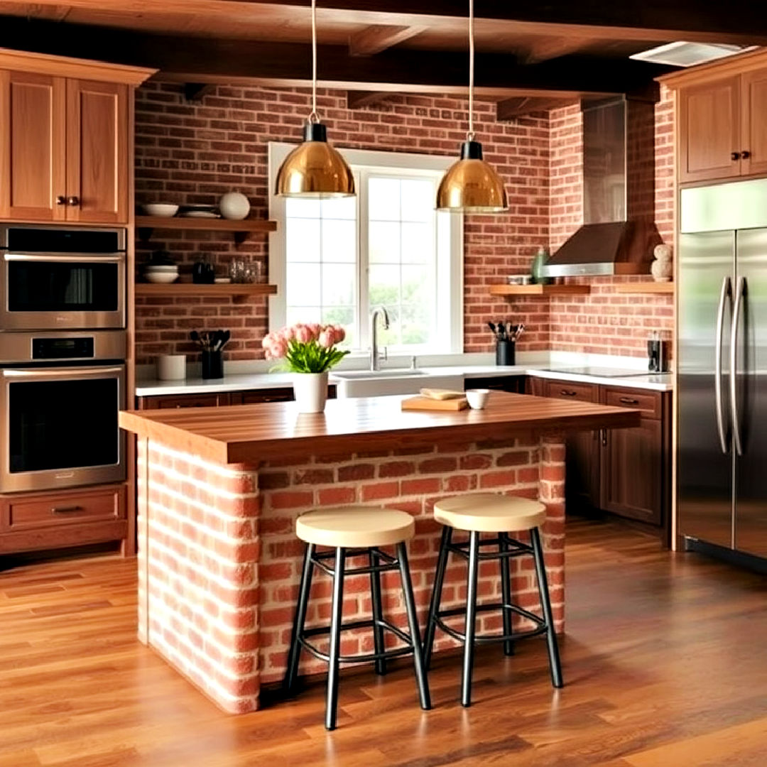 15 Red Brick Kitchen Ideas You Can Copy