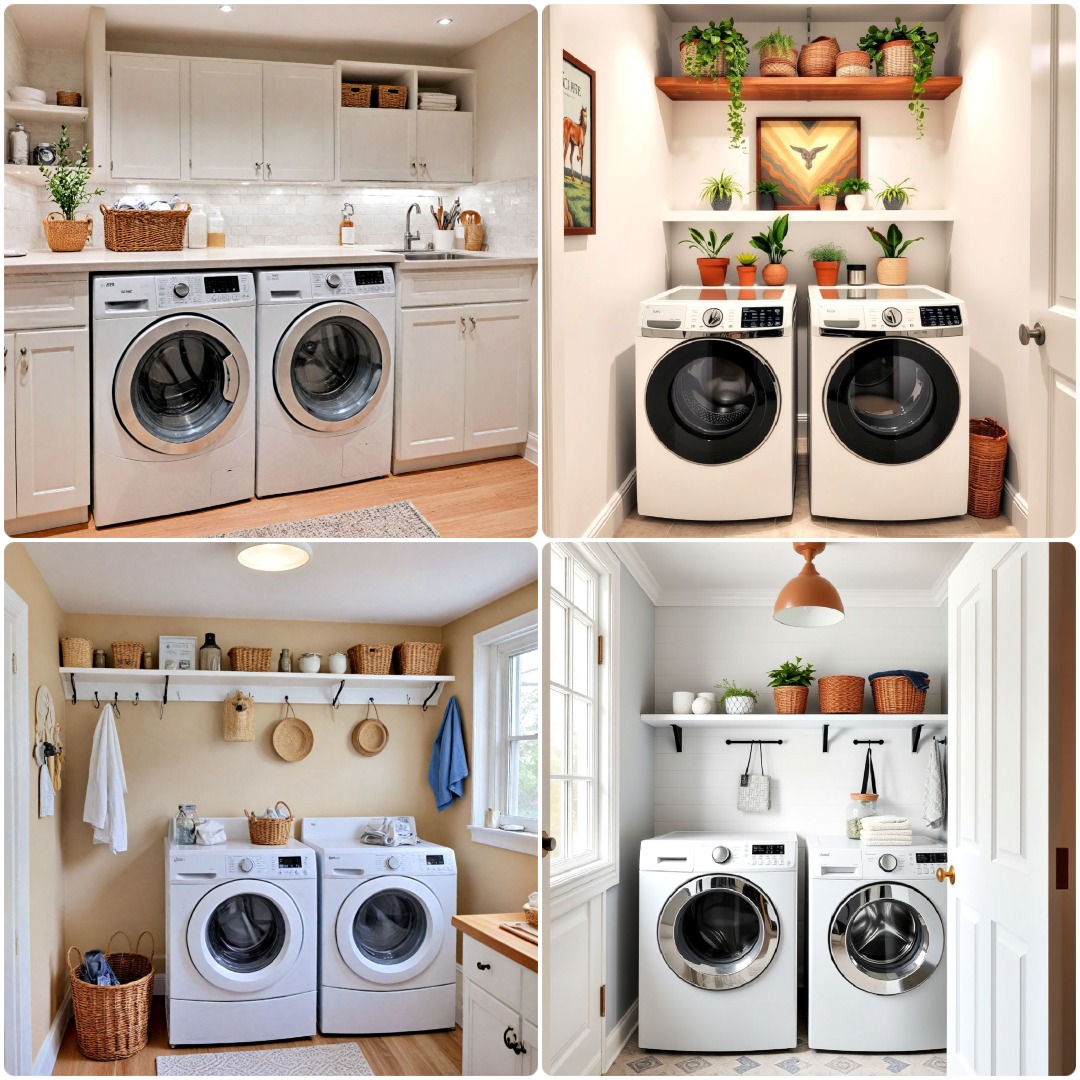 25 Small Laundry Room Ideas With A Top Load Washing Machine