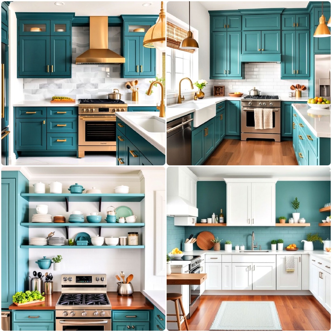 15 Teal Kitchen Ideas for A Splash of Vibrant Color