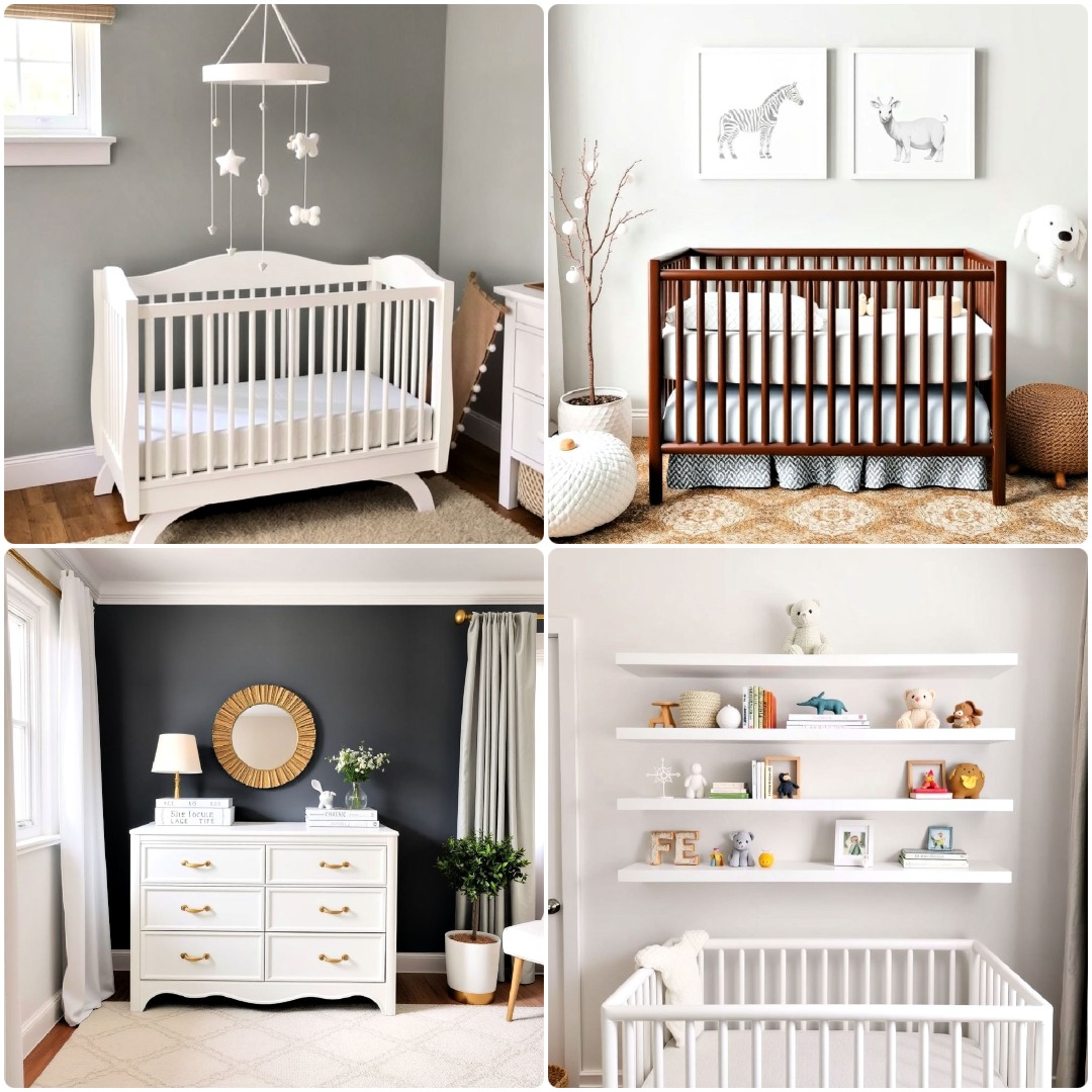 15 White Nursery Ideas for A Clean and Timeless Look