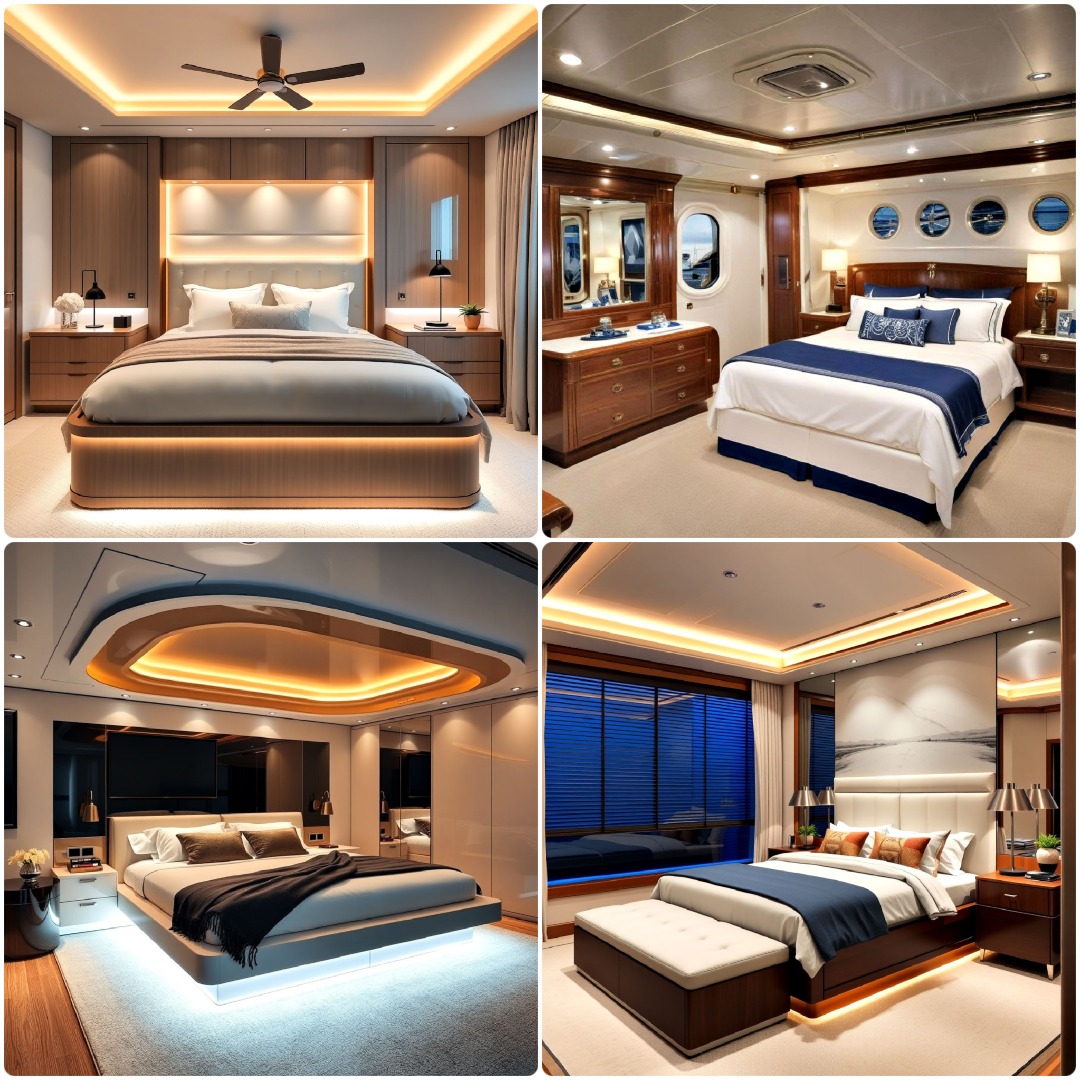 15 Yacht Bedroom Ideas for A Luxurious Nautical Retreat