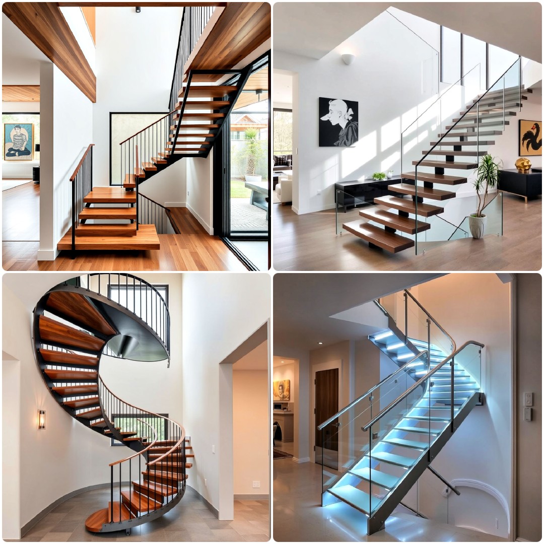 15 Contemporary Staircase Design Ideas for Unique Homes