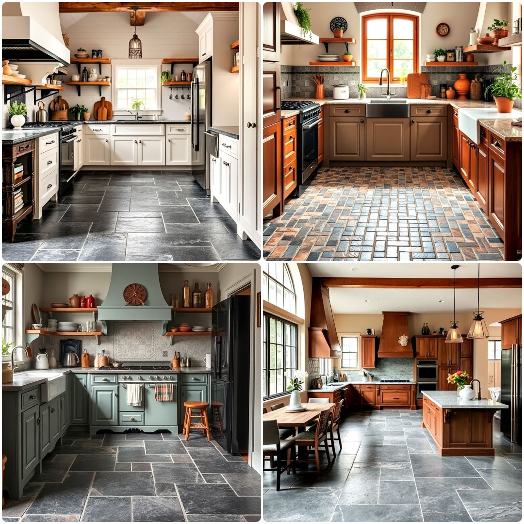 20 Slate Floor Kitchen Ideas for Every Style