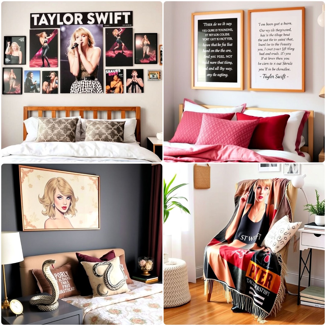 25 Taylor Swift Themed Bedroom Decor Ideas for Swifties