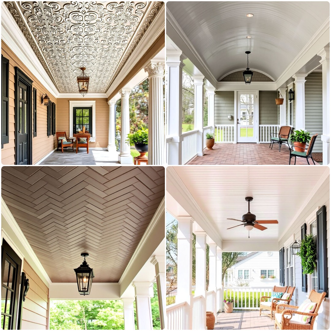 15 Vinyl Porch Ceiling Ideas for A Modern Finish