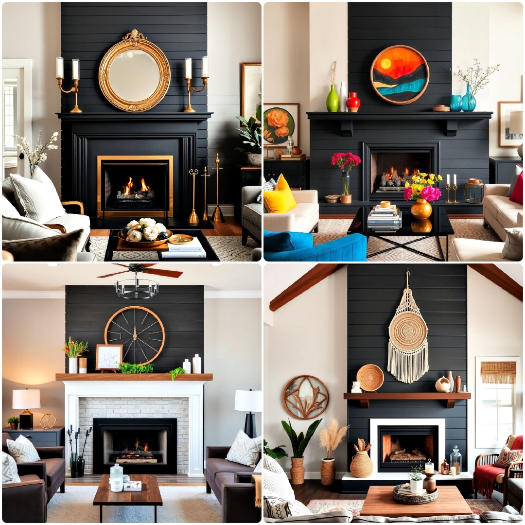 40 Black Shiplap Fireplace Ideas To Warm Up Your Space