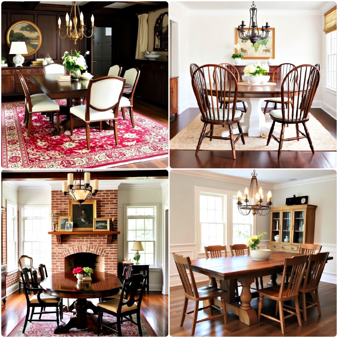 15 Colonial Dining Room Ideas for A Classic Touch