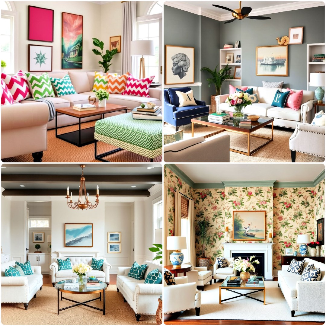 15 Preppy Living Room Ideas for A Polished Look