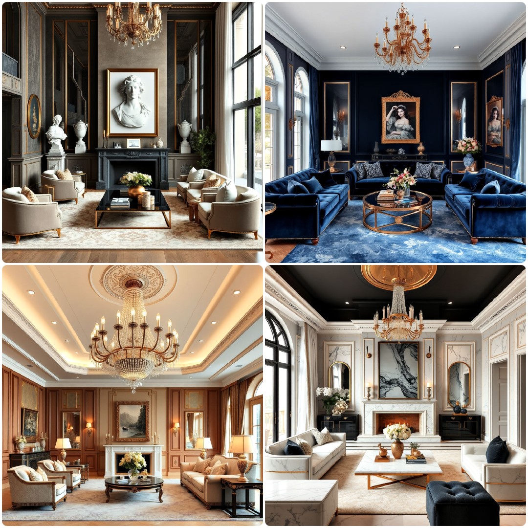 15 Royal Living Room Ideas To Make a Statement