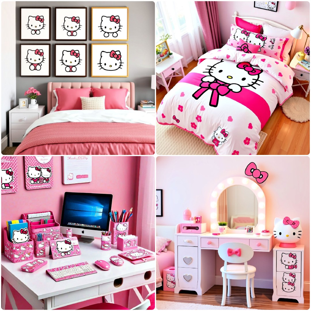 30 Hello Kitty Bedroom Ideas for Every Fan