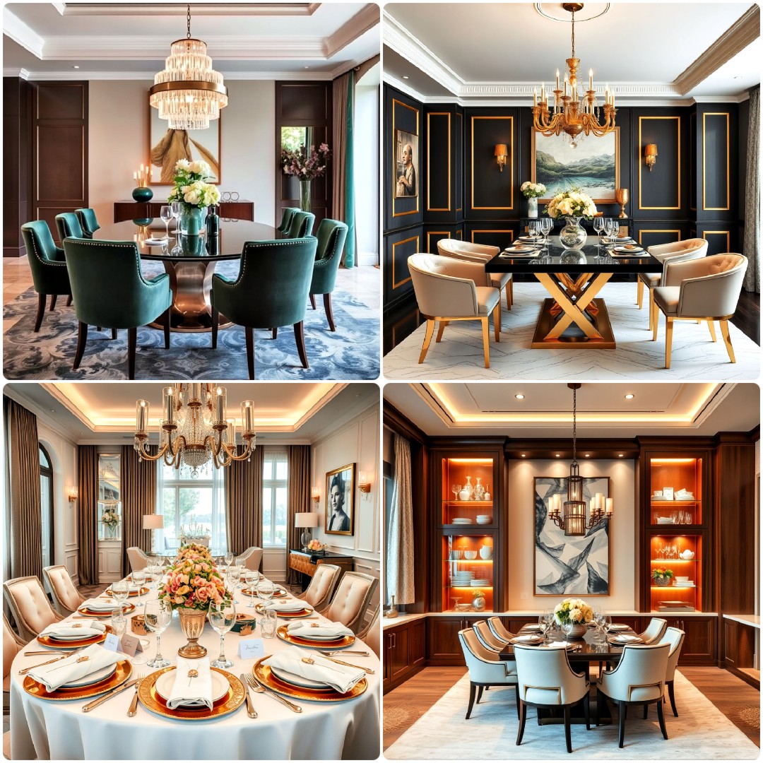 40 Luxury Dining Room Ideas for Opulent Spaces